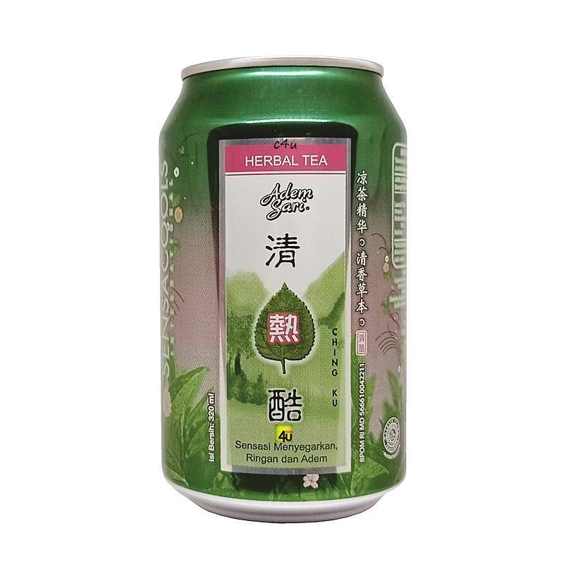 Jual Adem Sari CHING KU - HERBAL TEA Drink - 320ml KALENG RTD di Seller ...