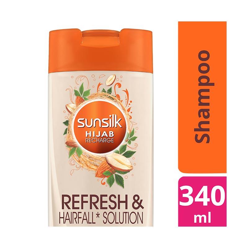 Jual SUNSILK Hijab Refresh & Hairfall Solution Shampoo [340 mL] di ...