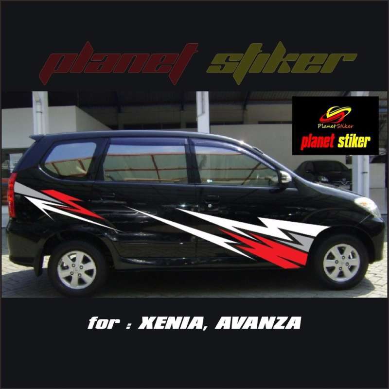 Jual NEW CUTTING STICKER STIKER MOBIL AVANZA XENIA ALL TYPE MOTIF ...