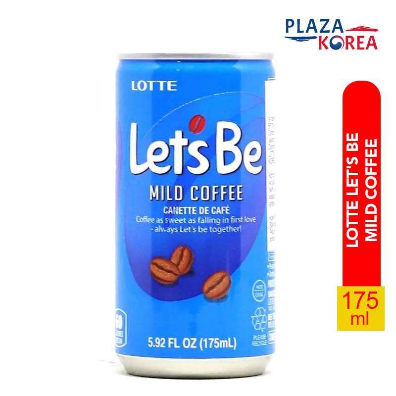 Jual LOTTE LET'S BE MILD COFFEE DRINK 175ML – MINUMAN KOPI SUSU KALENG ...