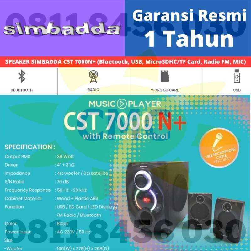 Simbadda Cst 7000 Mic Garansi Resmi Indonesia 🏷️ Harga Murah Juli 2025