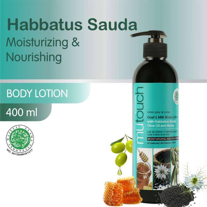 Jual Mutouch Goat’s Milk Body Lotion With Habbatus Sauda, Olive Oil And ...