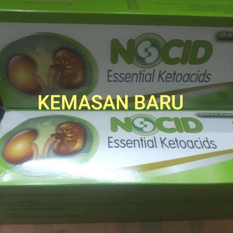 Jual Original [10 kap-100 kap] nocid suplemen keto acid untuk kesehatan ...