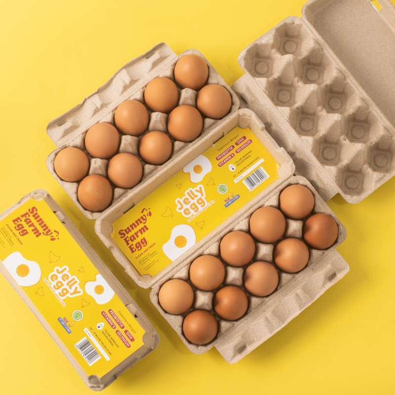 Jual 10 PACKS (1 CARTON) Sunny Farm Egg Telur Ayam Rendah Kolesterol ...