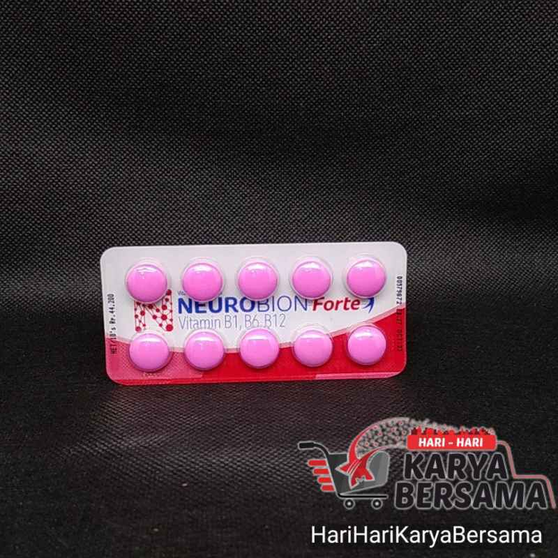 Jual VITAMIN NEUROTROPIK NEUROBION FORTE ISI 10 TABLET di Seller ...
