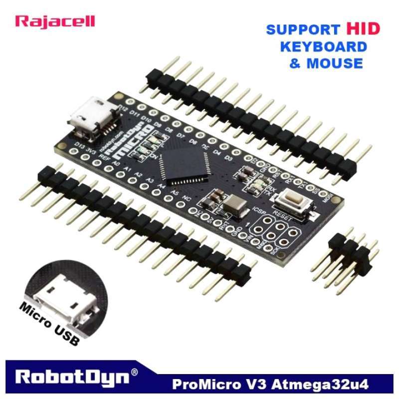 Jual Jual Robotdyn Arduino Pro Micro Atmega32U4 Leonardo Compatible ...