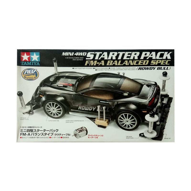 Jual Tamiya Mini 4WD Starter Pack FM-A Balanced Spec Rowdy Bull Model ...
