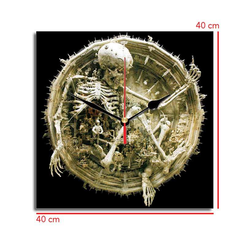 Jual Ikea Hitam Klasik Skeleton Jam Dinding [40 X 40 Cm] Di Seller Toko ...