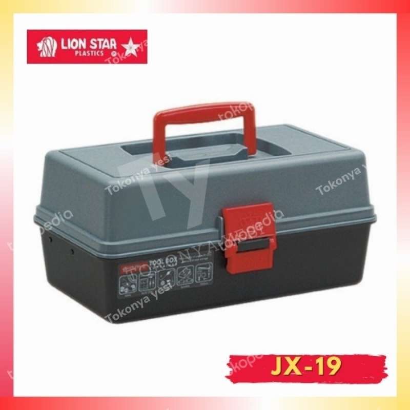 Promo kotak perkakas multifungsi lion star tool box JX-19 Diskon 9% di ...