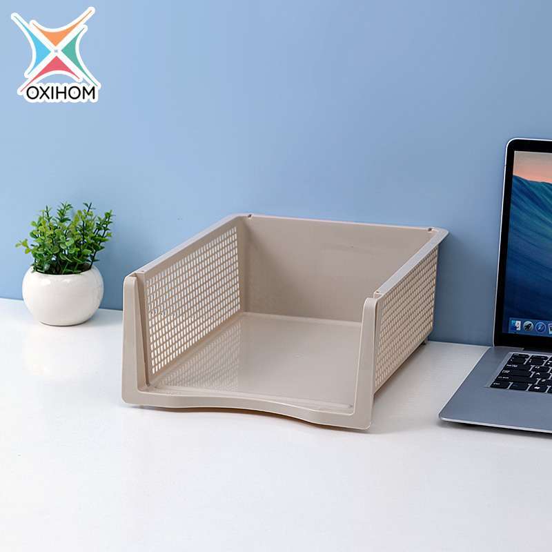 Promo Oxihom Rak Susun Rak Dokumen Kertas Stationary Plastik Stackable ...