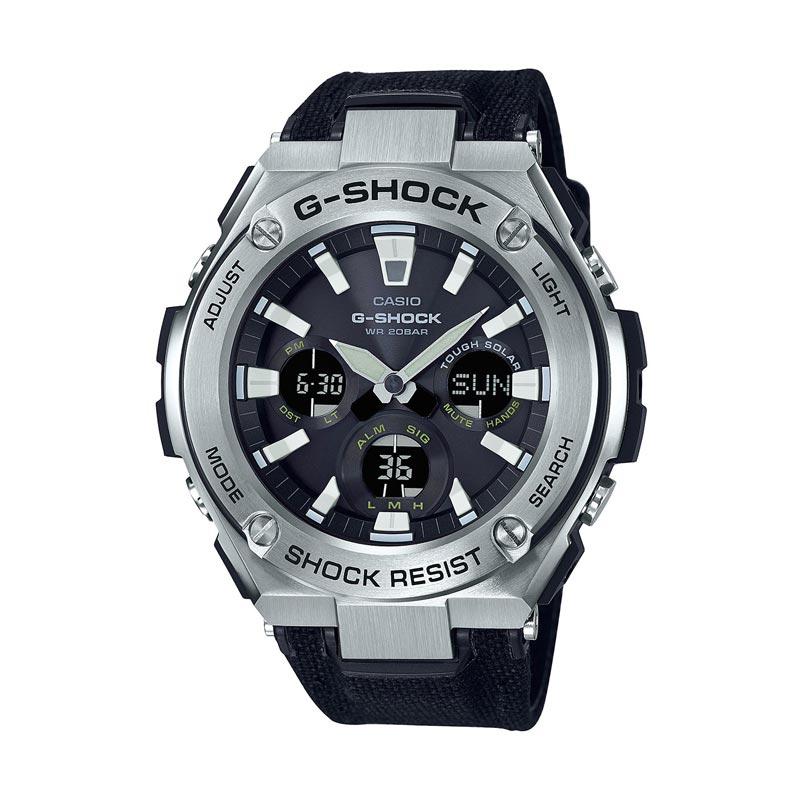 Jual CASIO G-Shock G-Steel Tough Solar Jam Tangan Pria - Hitam Silver ...