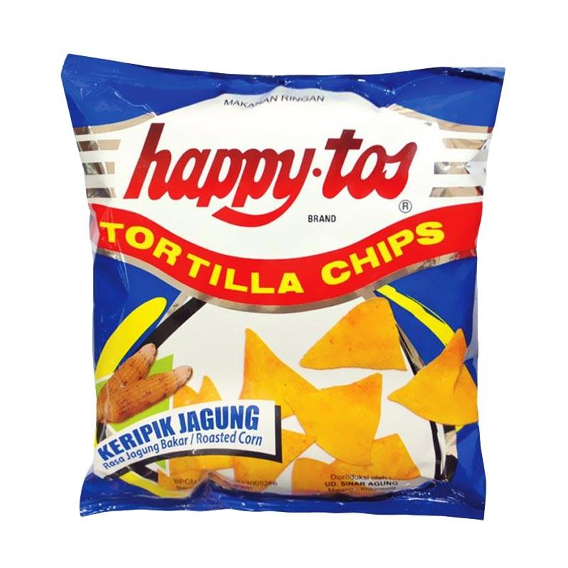 Jual Happy Tos Tortilla Chips Biru Jagung Bakar Snack [55 G] Di Seller ...