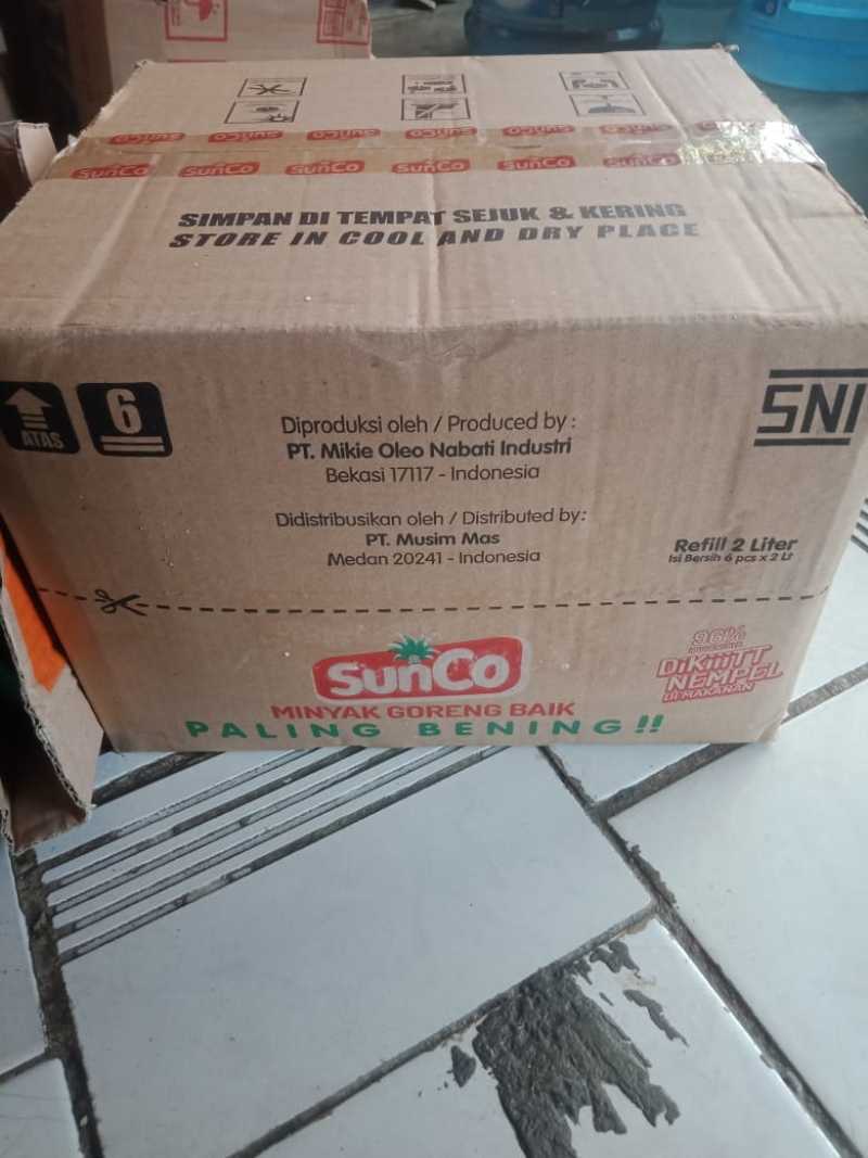 Jual sunco minyak goreng 2liter 1dus isi 6 pcs di Seller Awe ...