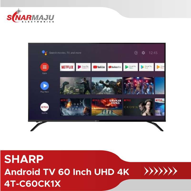 Jual SHARP 60 INCH 4K UHD ANDROID TV CK SERIES 4T-C60CK1X di Seller ...