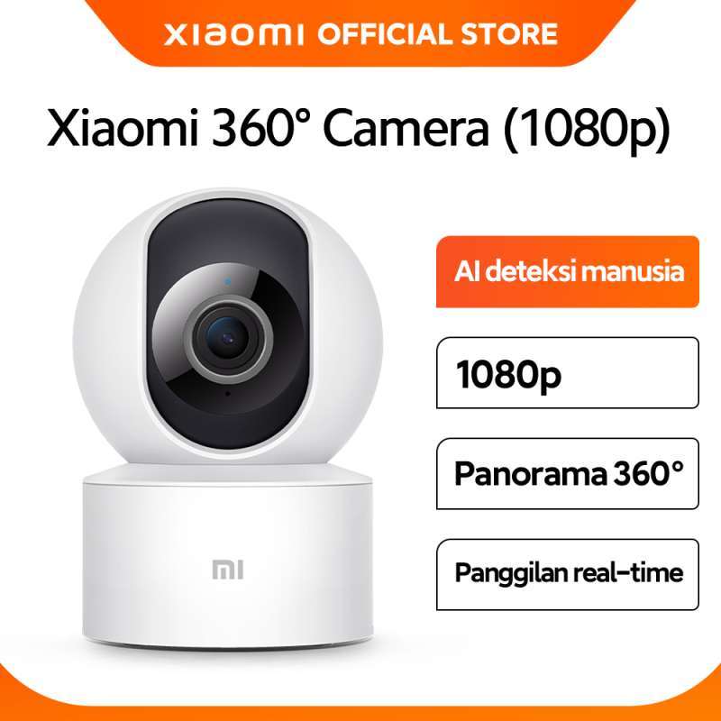 Jual Xiaomi Official Mi 360° Camera 1080p AI Human Detection Smart ...