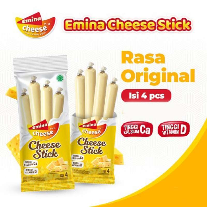 Promo EMINA Cheesee Stick 4's - Keju Stik Siap Saji isi 4 pcs - Pizza ...