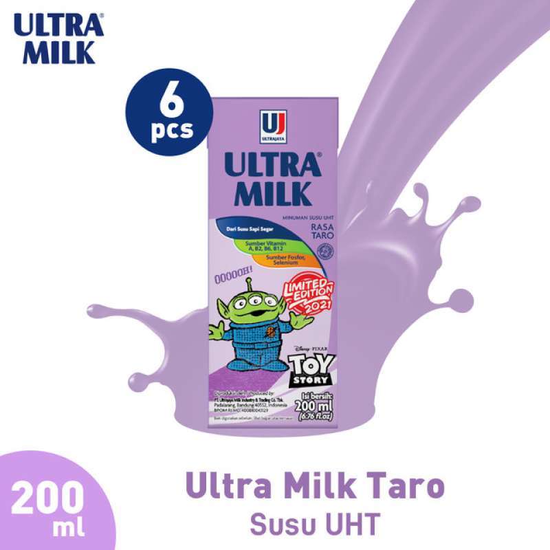 Jual Ultra Milk Susu UHT Taro 24x200ml Special Disney Edition di Seller ...
