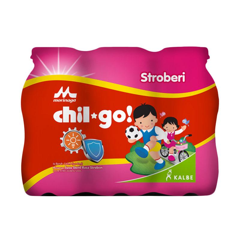 Jual Morinaga Chil Go Strawberry Susu UHT [6 pcs/ 140 mL] di Seller ...