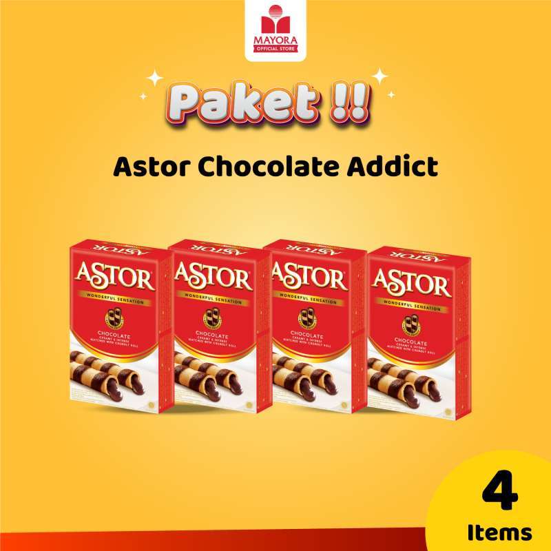 Promo Astor Chocolate Addict Diskon 9% Di Seller Mayora Official Store ...