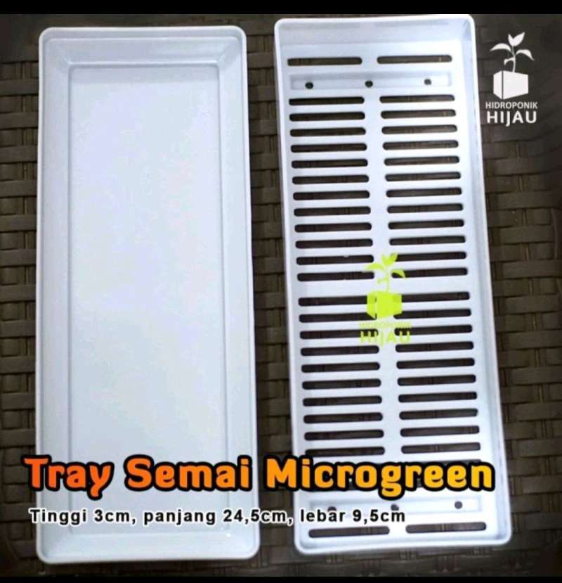 Jual Tray Semai Benih Hidroponik Nampan Alas Tray Semay Seedling Tray ...