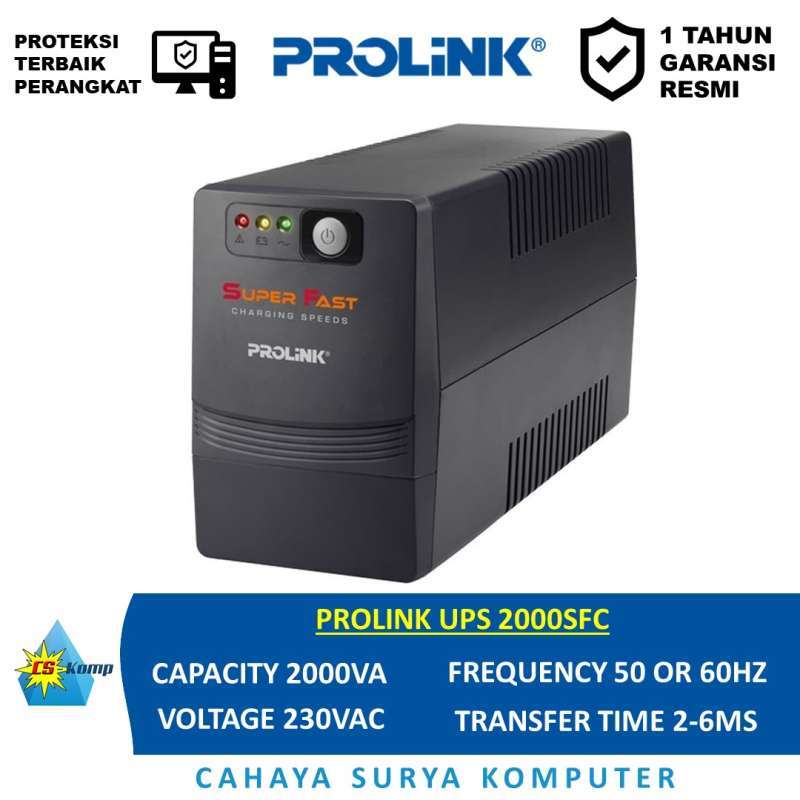 Promo PROLINK UPS 2000SFC | 2000VA Diskon 11% di Seller Cahaya Surya ...