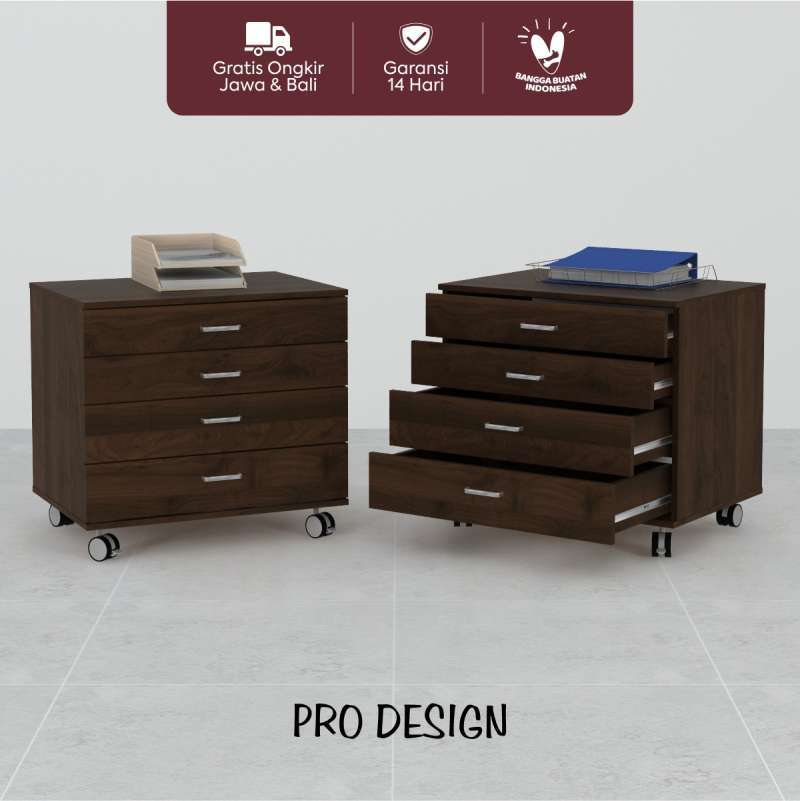 Jual Pro Design Dex Lemari Laci - Brown Walnut di Seller Pro Design ...