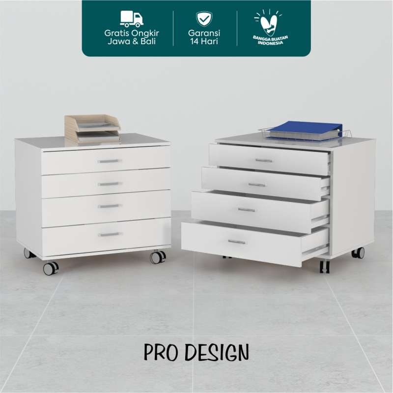 Jual Pro Design Dex Lemari Laci - White Glossy Di Seller Pro Design ...