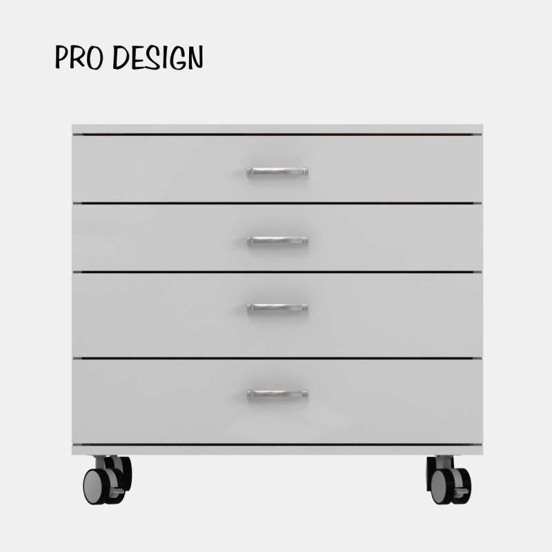 Jual Pro Design Dex Lemari Laci - White Glossy Di Seller Pro Design ...
