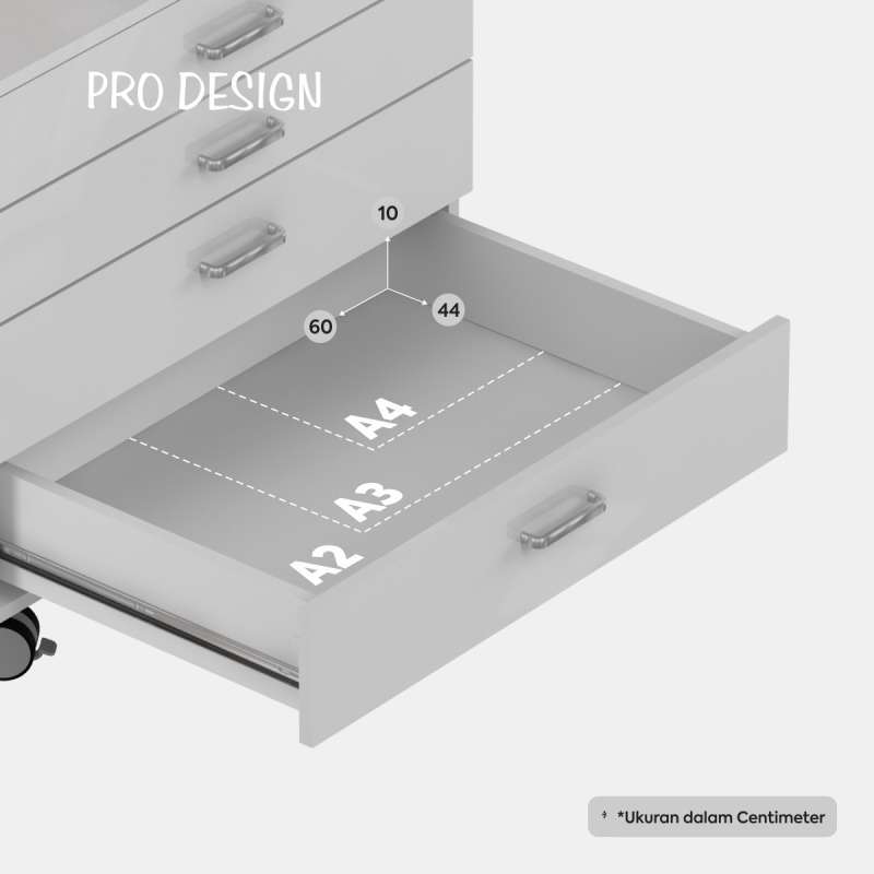 Jual Pro Design Dex Lemari Laci - White Glossy Di Seller Pro Design ...