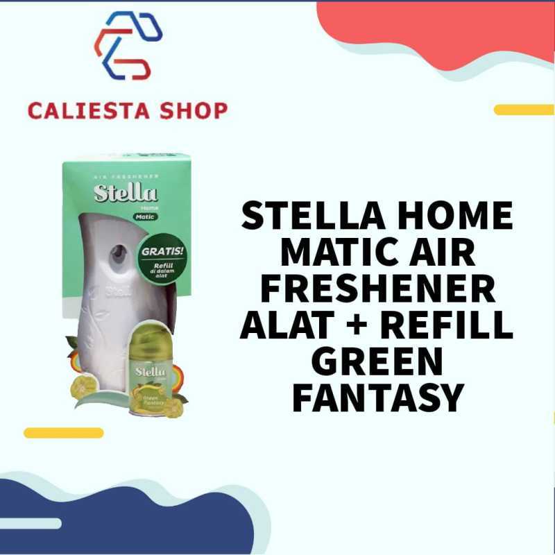 Promo Stella Home Matic Air Freshener Alat + Refill - Green Fantasy ...
