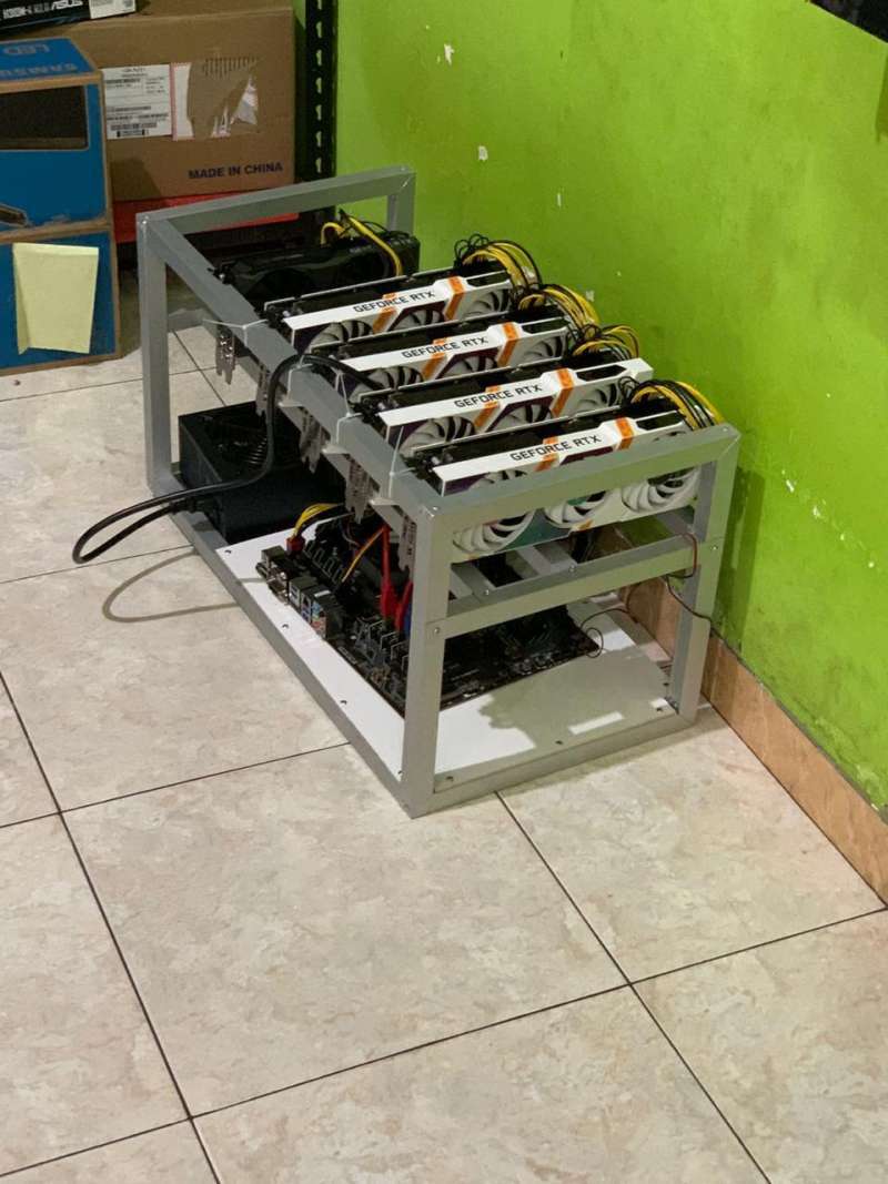 Jual Termurah Paket Mining Rig Crypto 1-6 Vga Rtx 3060 Ti Readystock ...