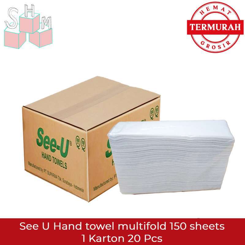 Jual See-u Hand Towel Multifold 150s - 1 Karton 20 Pcs Di Seller Super ...