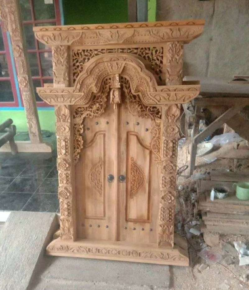 Jual Jendela Gebyok Ukir Jepara Bahan Kayu Jati Ukuran 100 x 150 Belum ...