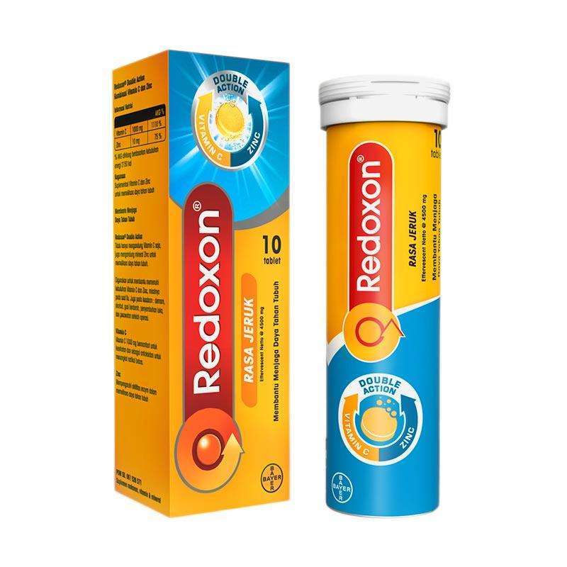 Jual Redoxon Effervescent Double Action Rasa Jeruk [10 Tablet] di ...