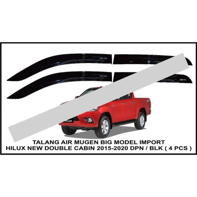 Promo TALANG AIR NEW HILUX 2015-2020 DOUBLE CABIN IMPORT INJECTION / Talang Air / Aksesoris Bodi ...