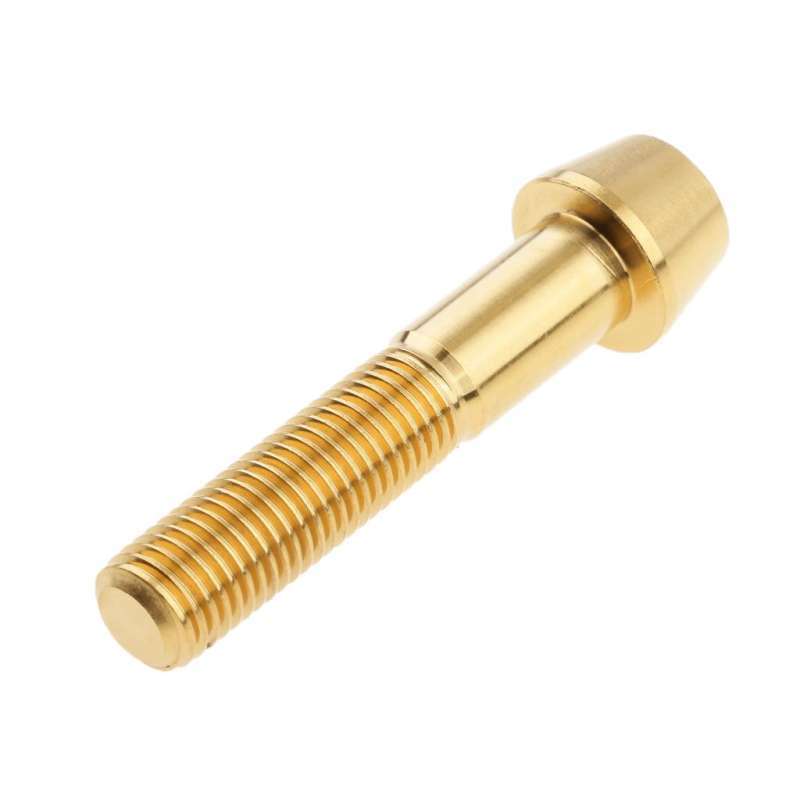 Jual Motorcycle Titanium Bolts Hex Bike Tapered Head Bolt Screw M10 ...