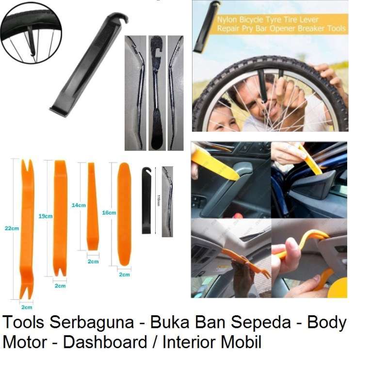 Jual Alat Tool Buka Congkel Ban Sepeda Body Motor Dashboard Interior ...