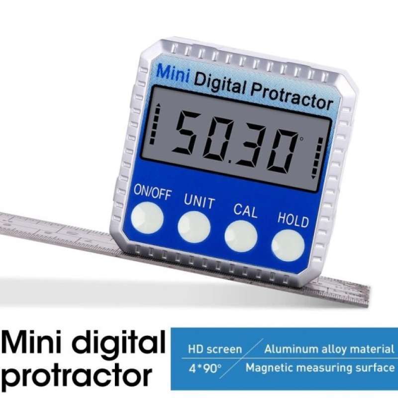 Jual Alat Ukur Mini Sudut Digital Portable Protractor Inclinometer di ...