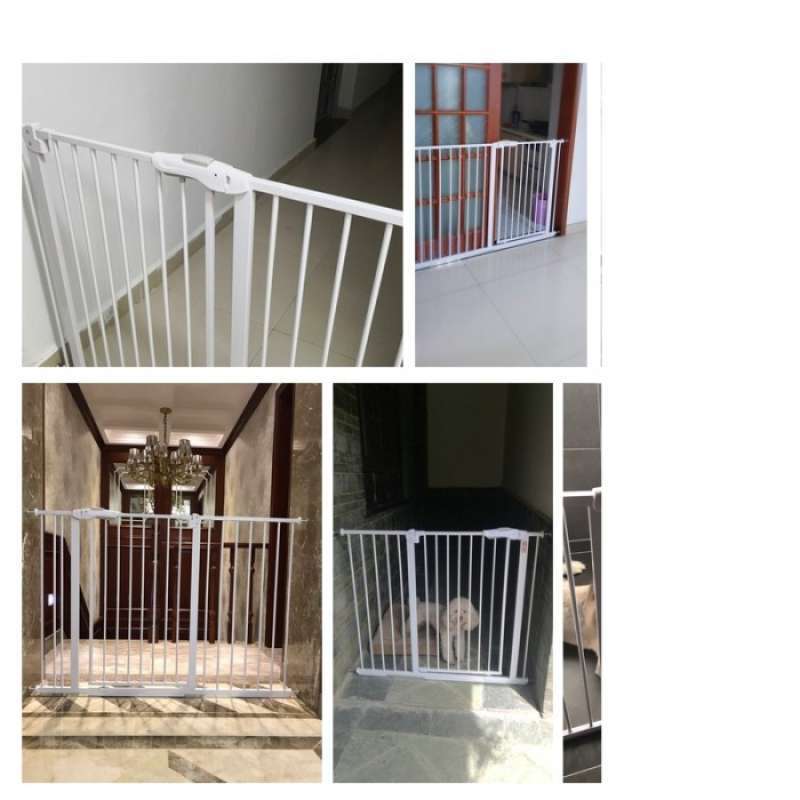 Promo Pagar Pembatas Hewan / Gate Anjing Kucing Tinggi 1 M / Kandang ...