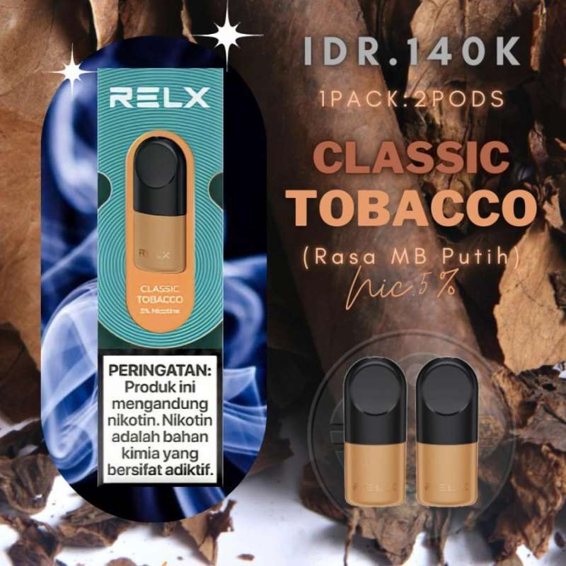 Jual Relx Pod - Classic Tobacco - Pods Relx Infinity Dan Relx Essential ...