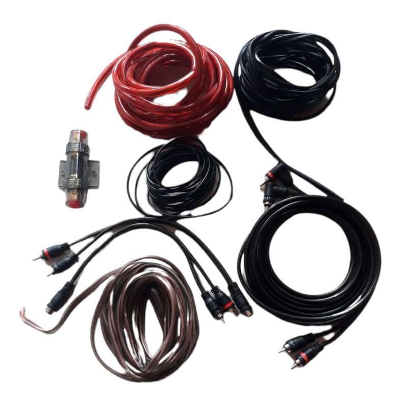 Jual Paket kabel set instalasi audio mobil, power amplifier 4 channel ...
