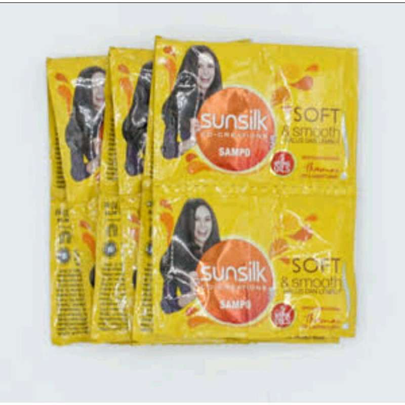 Jual Shampoo Sunsilk Soft Smooth Sampo Sunsilk Kuning Renceng 12 sachet ...