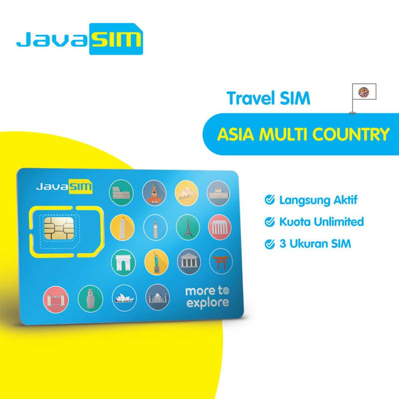 Jual JavaMifi Asia Australia SIM Card International [Unlimited 15 Days ...