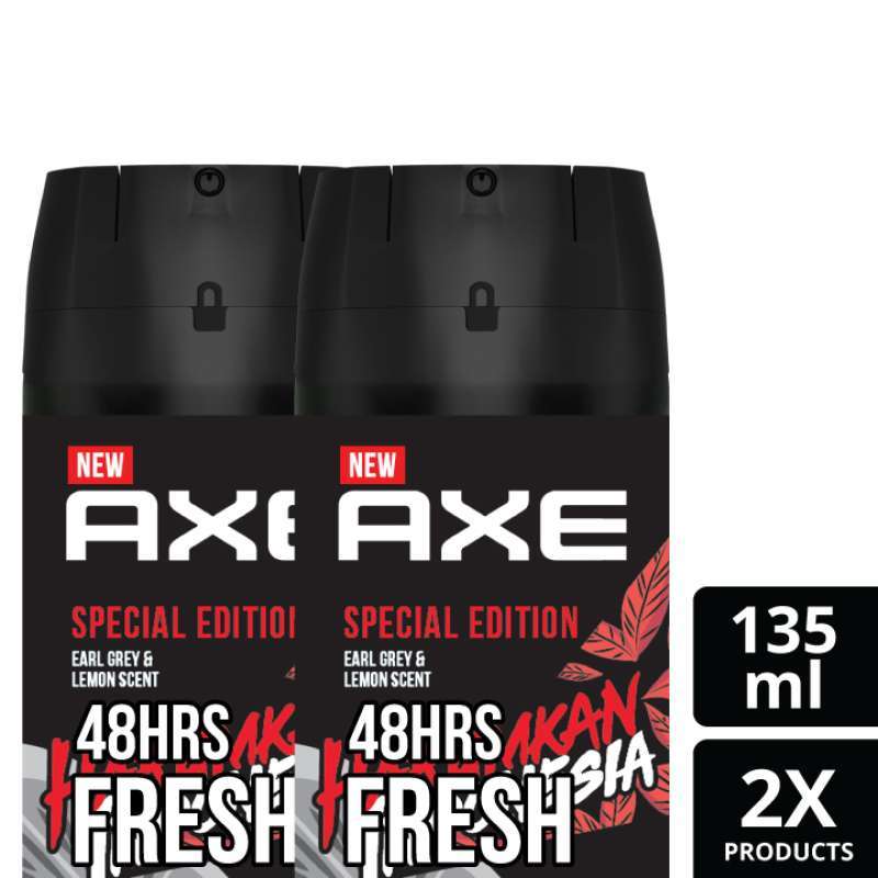 Promo AXE Deodorant Body Spray Harumkan Indonesia [135 mL/Twin Pack ...