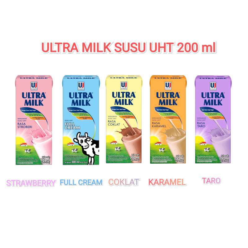 Jual Ultra Milk Susu Uht 200 Ml [ 24 Pc / Karton ] Di Seller Delight - Cipinang Cempedak, Kota ...