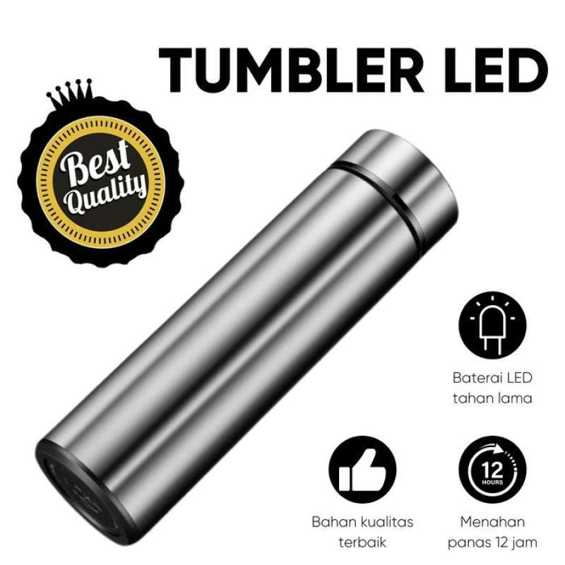 Jual TERMOS LED DISPLAY TEMPERATUR SUHU BOTOL VACUUM TUMBLER TERMOMETER ...