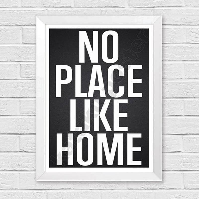 Poster Tipografi Hiasan Rumah