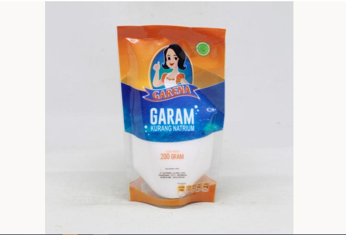 Jual GARENA GARAM KURANG NATRIUM 200 G di Seller Hokky Fruit Official ...