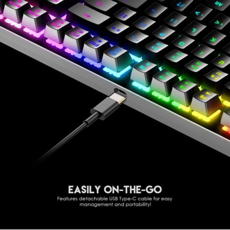 Jual Fantech Maxfit 87 Mk856 / Mk-856 Rgb Tkl - Mechanical Gaming ...