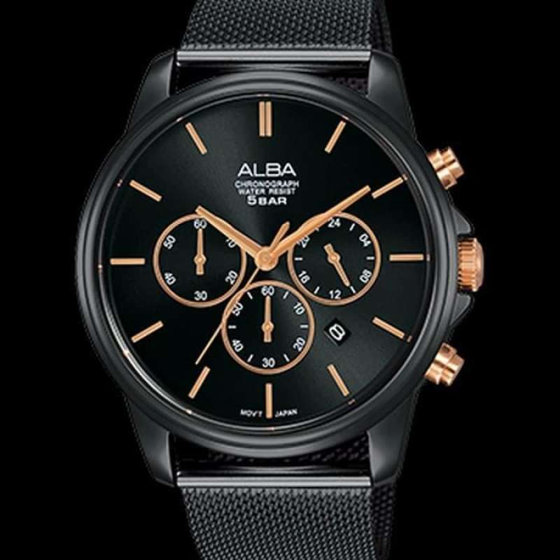 Jual Jam Tangan Alba Original Chronograph Sand AT3E39 AT3E39X1 Original ...